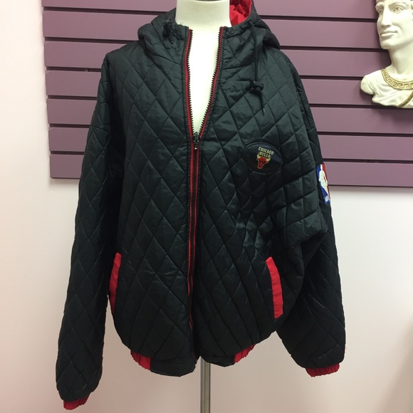 NFL | Jackets & Coats | Vintage Pro Player Nba Chicago Reversible Coat ...